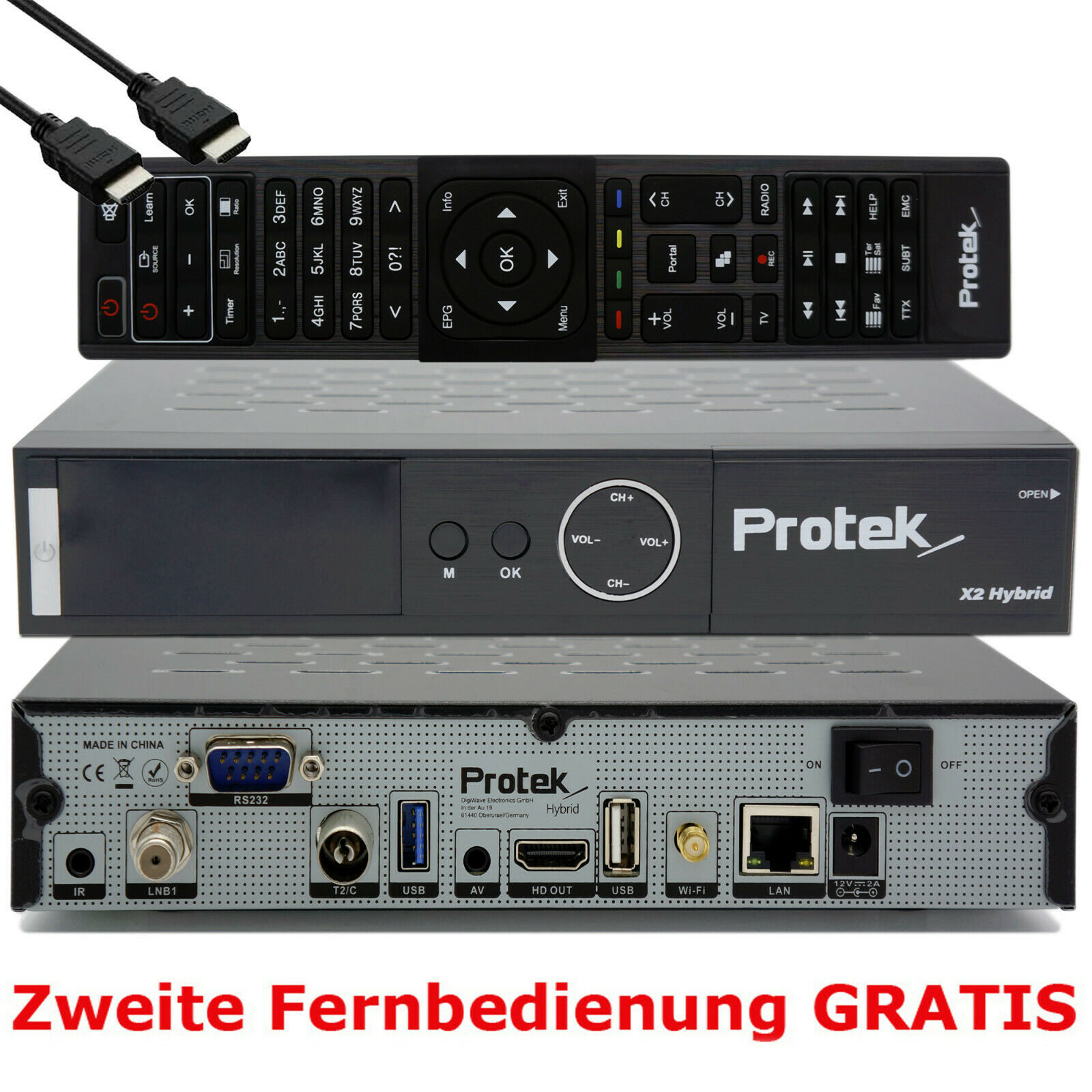 PROTEK X2 Combo 4K | UHD, DVB, OpenATV E2 Linux Sat/Kabel 4K UHD Sat ...