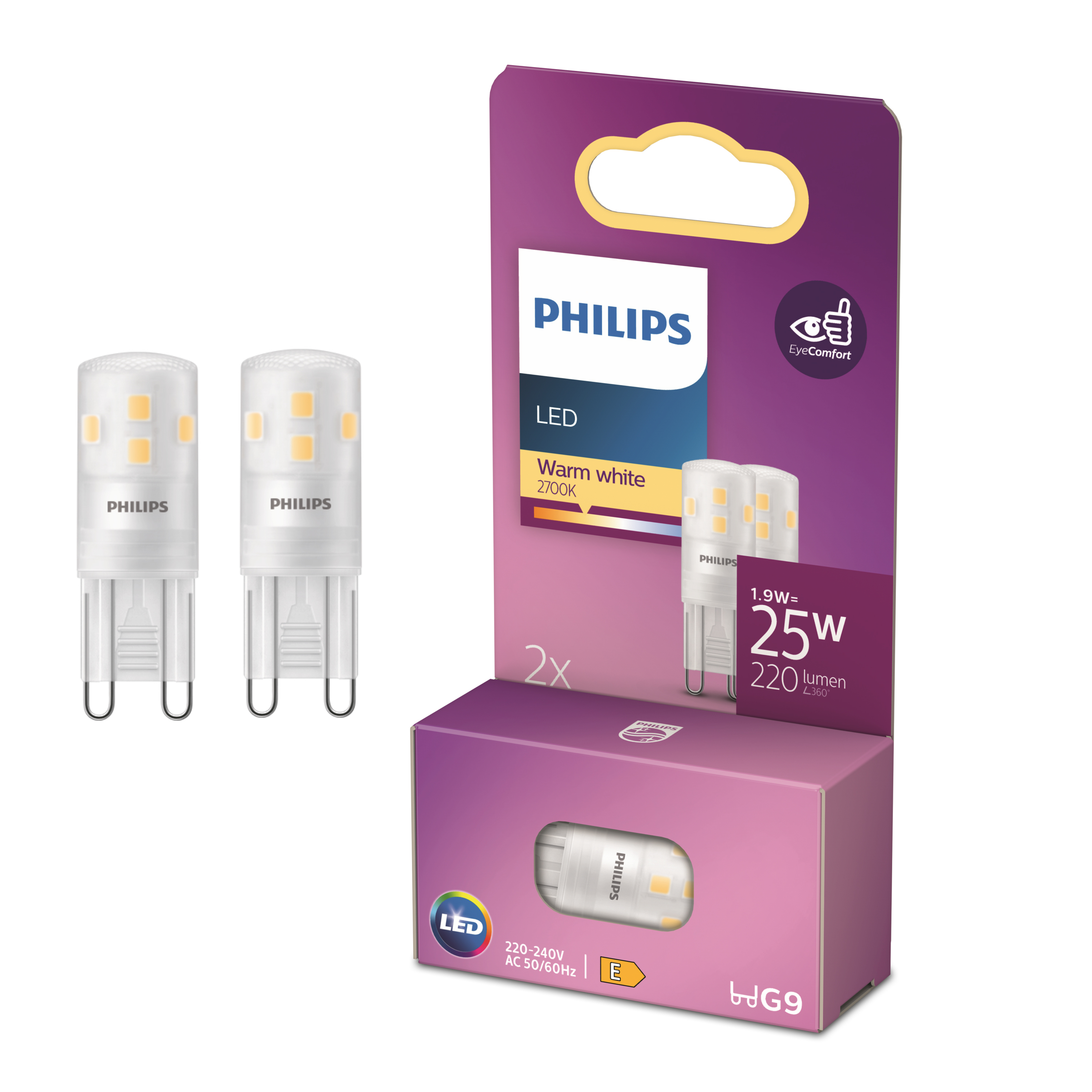 PHILIPS 30201300 LED 25W G9 WW ND 2SRT6 Leuchtmittel G9 bianco caldo ...