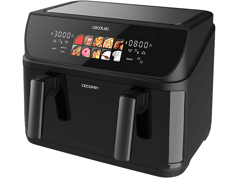 CECOTEC A01_EU01_100842 Heißluftfritteuse 2800 Watt Schwarz | MediaMarkt