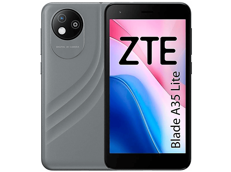 Móvil | ZTE Blade A35 Lite, Light Grey, 32 GB, 1 GB RAM, 4,95 ", LCD ...