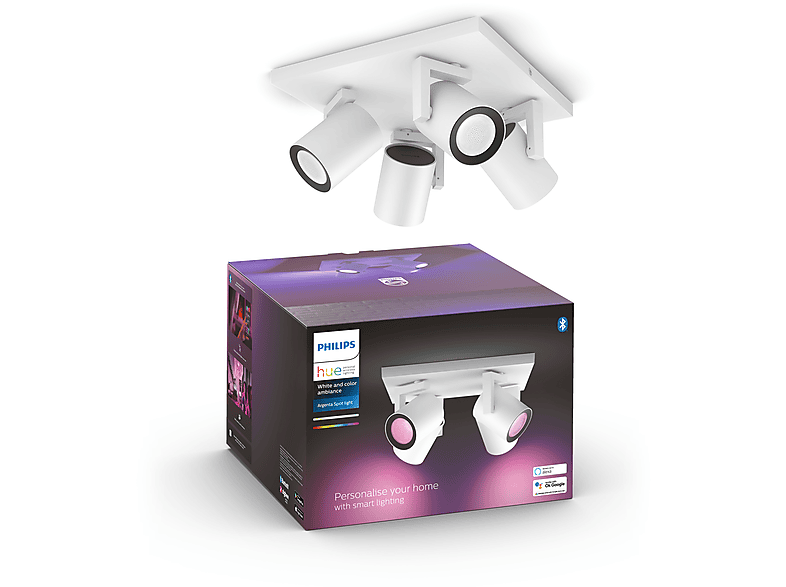 PHILIPS HUE Argenta Éclairage connecté Lumière blanche et colorée | Hue ...