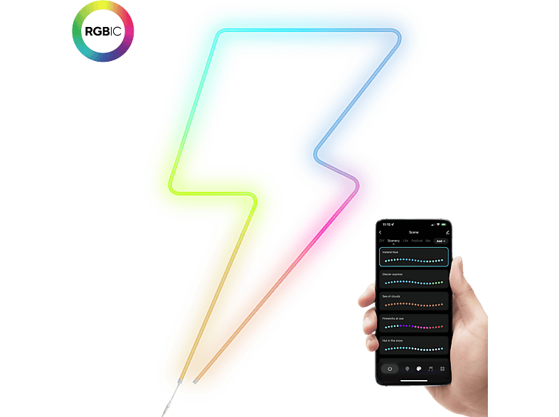 TRUST GXT 904 VYBZ LED-strips RGB Light Rope – RGB licht slang – 5 ...