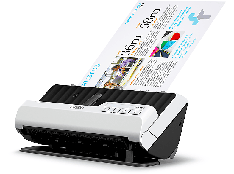 EPSON DS-C330 Einzelblatt-Scanner , 600 x 600 dpi | MediaMarkt