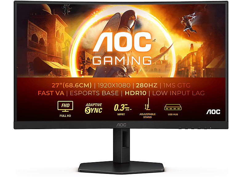 AOC G4 C27ZXU | 27 inch - 1920 x 1080 pixels (Full HD) - VA (Vertical ...