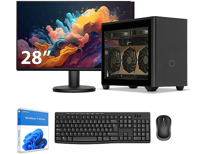 SEDATECH Intel i7-14700KF mit Wasserkühlung, Komplett PC mit Intel ...