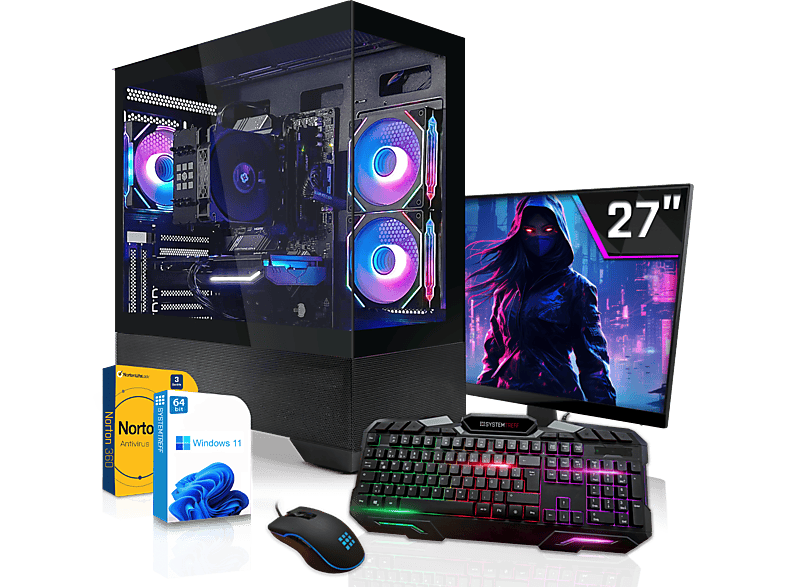 SYSTEMTREFF Gaming Komplett Intel Core Ultra 5 245KF, Komplett PC mit ... SYSTEMTREFF Gaming Komplett Intel Core Ultra 5 245KF, Komplett PC mit ...