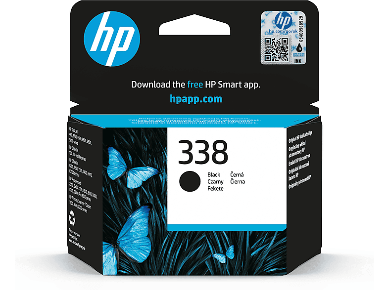 HP HP 338 Schwarz Tintenpatrone 11ml Multimedia-Technik Patronen HP ...