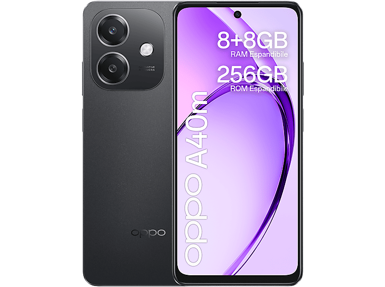 OPPO A40m, 256 GB, Sparkle Black | MediaWorld.it