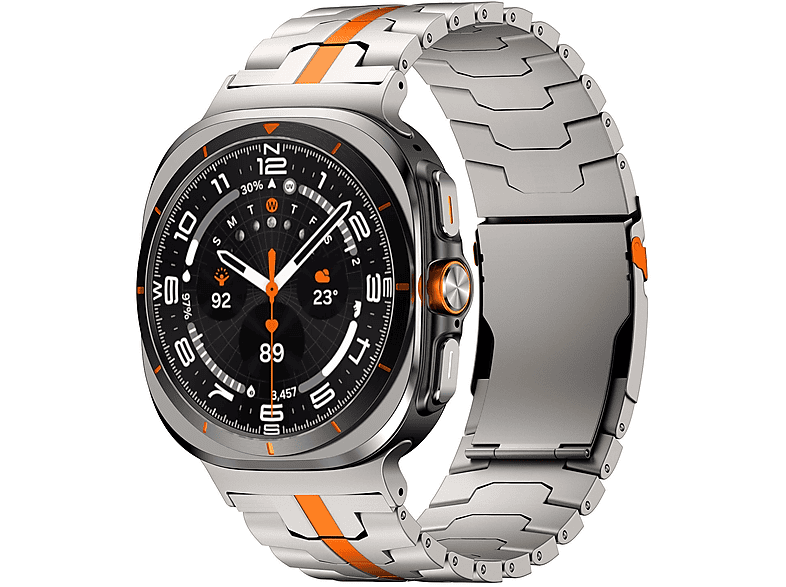 WIGENTO Titanlegierung Metall Design Band, Ersatzarmband, Samsung ...