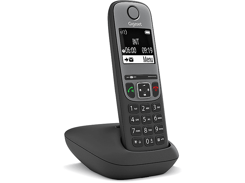 Teléfono inalámbrico | GIGASET S30852-H2810-K161, Análogo, Negro Gris ...