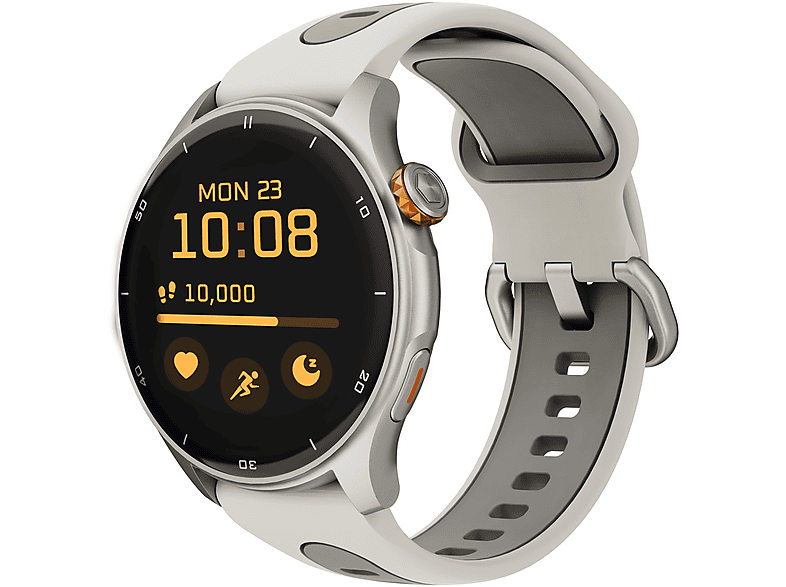 Myphone SMA002925 Smartwatch Metall Silikon, Gelbgrau | SATURN