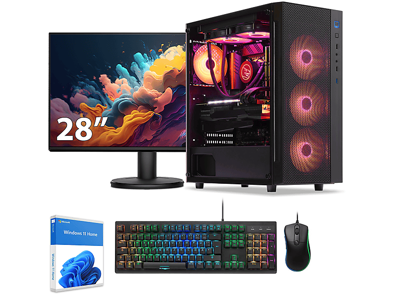 SEDATECH Intel i7-12700KF mit Wasserkühlung, Komplett PC mit Intel® Core™ i7, 32 GB RAM, 2000 GB ...