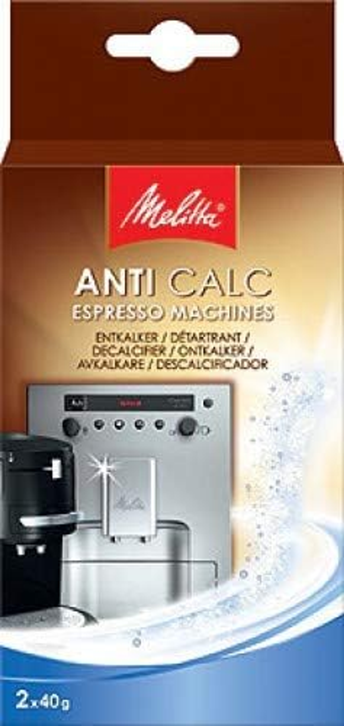 MELITTA 178582 2X40G PULVER ANTI CALC ESPRESSO Entkalker Weiß | SATURN