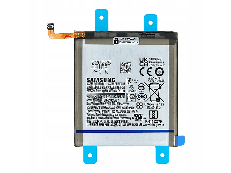 SAMSUNG EB-BS901ABY EB-BS901ABY Handy-Akku, 3700 mAh | MediaMarkt