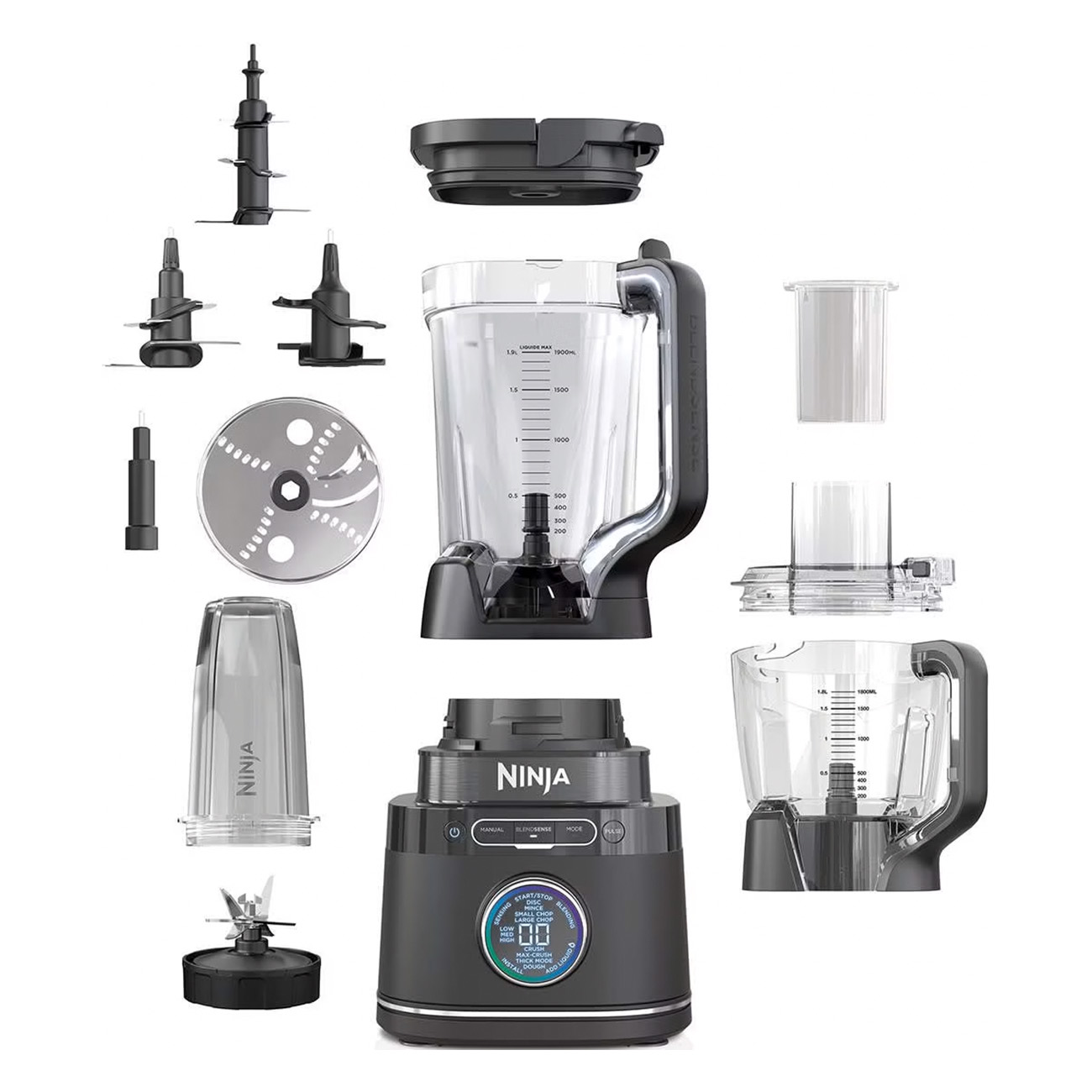 NINJA TB 401 EU DETECT POWER MIXER PRO Standmixer Schwarz (1200 Watt, 1 ...