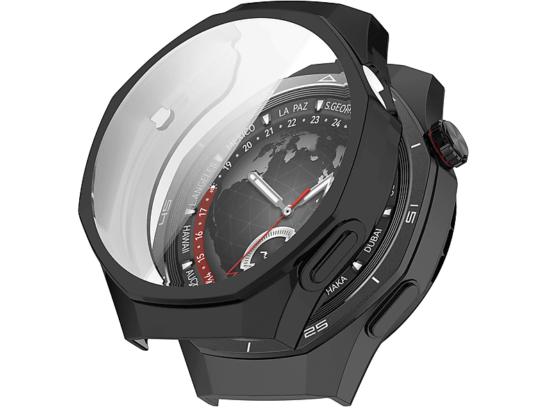 STRAP-IT© TPU case geschikt voor Watch GT Smartwatch cover Zwart ...