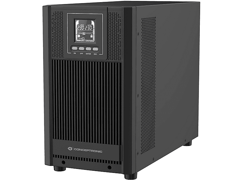 CONCEPTRONIC ZEUS USV 3000VA 2700W Online UPS,IEC EPO Port USV-Anlage ...