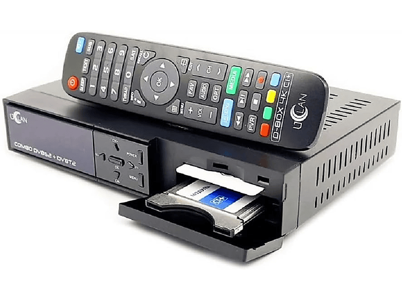 UCLAN D-Box 4K UHD Combo CI+ DVB-S2 HD Receiver (HDTV, PVR-Funktion ...