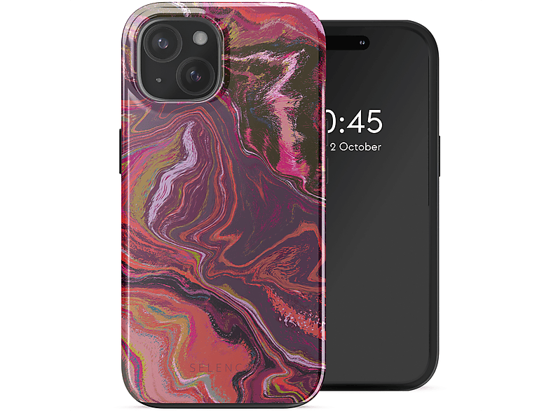 SELENCIA Vivid Backcover met MagSafe, Backcover, Apple, iPhone 15, Bunt ...