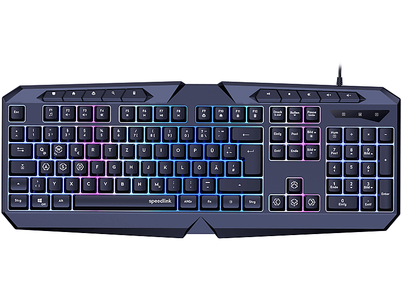SPEEDLINK LUDICIUM RGB Rainbow, PC Gaming Keyboard, Mecha-Membran | SATURN