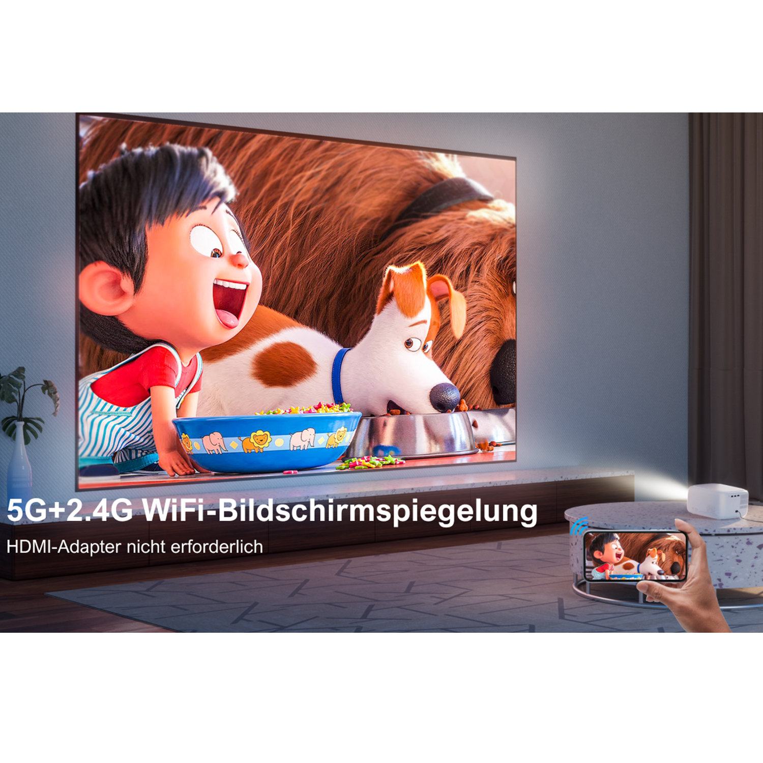 ULTIMEA Apollo p10 Beamer(Full-HD, 300 ANSI-Lumen) | MediaMarkt