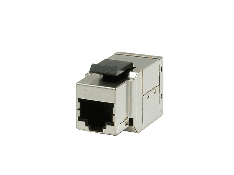 ROLINE RJ45 koppelstuk, Keystone, afgeschermd, Cat.6A (Class EA) RJ-45 ...