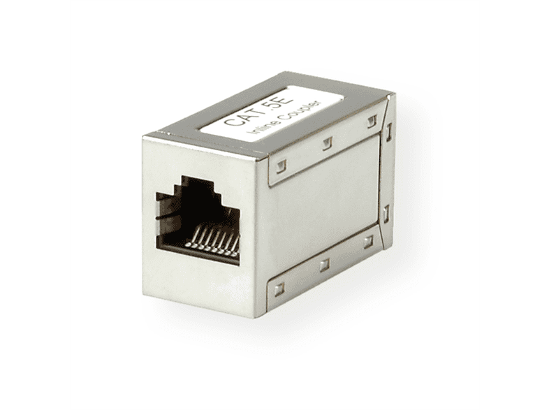 ROLINE RJ45 Koppelstuk afgeschermd, Cat.5e (Class D) RJ-45 F/F ...