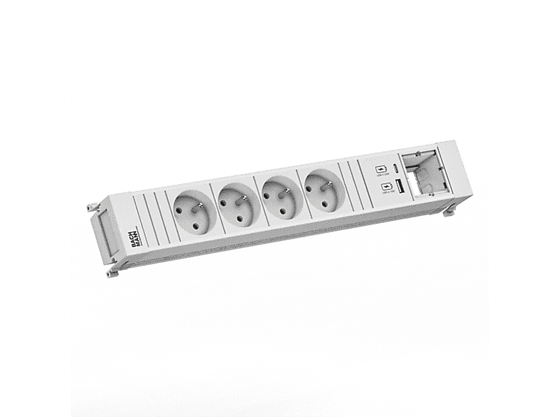 BACHMANN POWER FRAME 4xUTE 1xUSB A/C 22W 0,2m GST18 Einbau ...