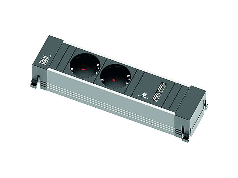 BACHMANN POWER FRAME Small 2x Schutzkontakt 1x USBCharger Einbau ...