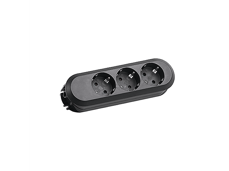 BACHMANN SMART 3xCEE7/3 zwart stekkerdoos zwart | MediaMarkt