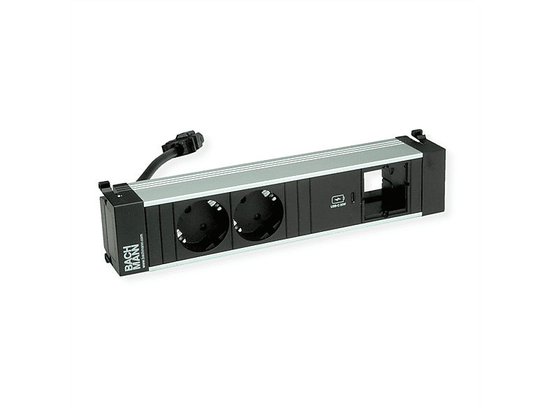 BACHMANN POWER FRAME M 2xCEE7/3 Integrated unit POWER FRAME zwart ...