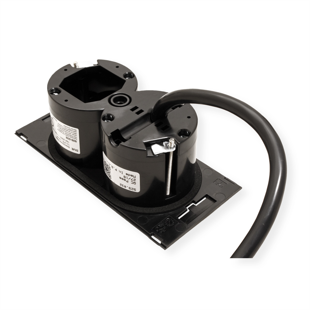 BACHMANN DUE 1xUTE 1xCM 0,2m GST18 Stekkerdoos zwart | MediaMarkt