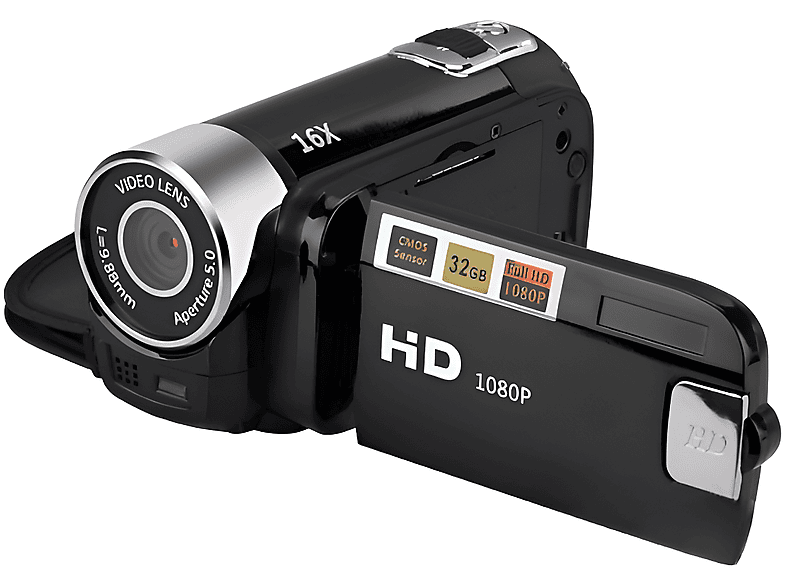 FORSMAN Digital Videokamera Videorecorder 16MP Full HD Videokameras opt ...
