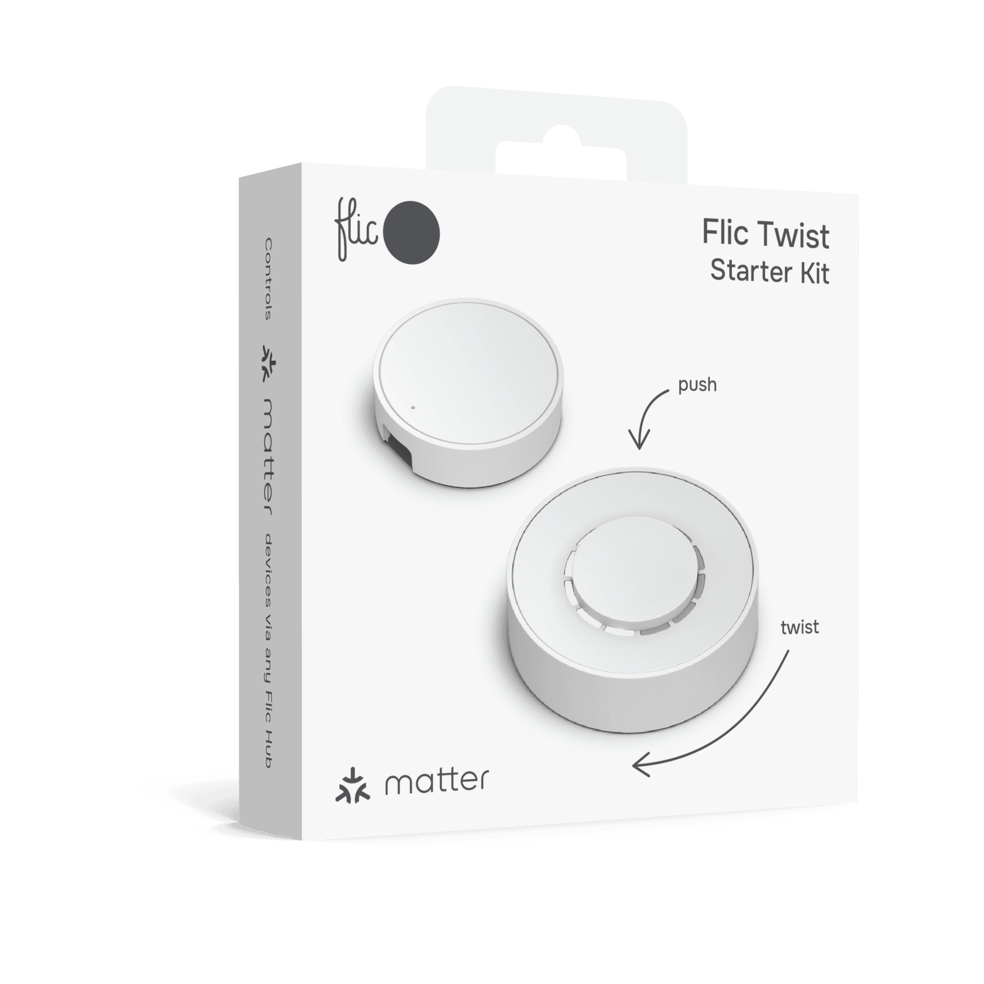 FLIC Twist | Starter Kit 2024 Smart Button Wit | MediaMarkt
