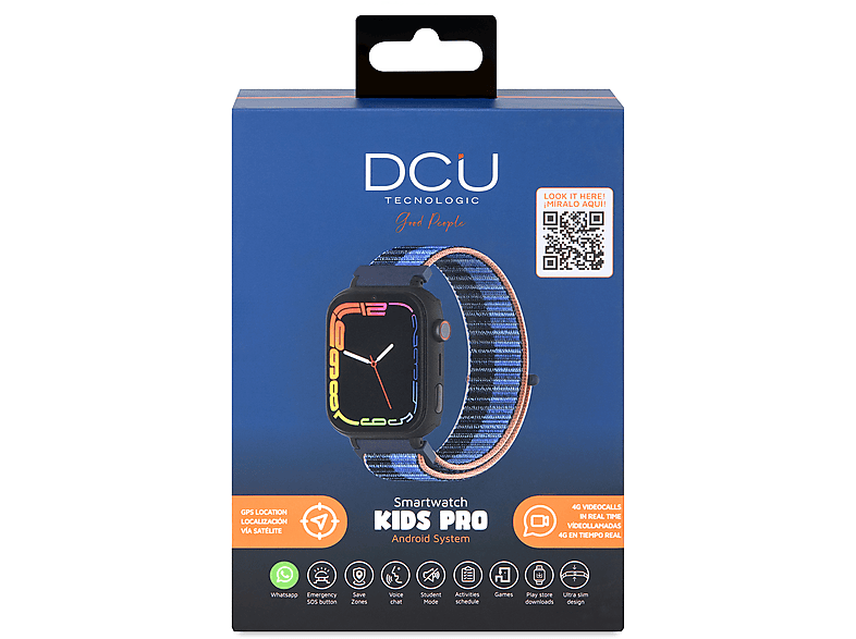 DCU ADVANCE TECNOLOGIC Kids Pro Smartwatch PVC Stoff, Universalgröße ...