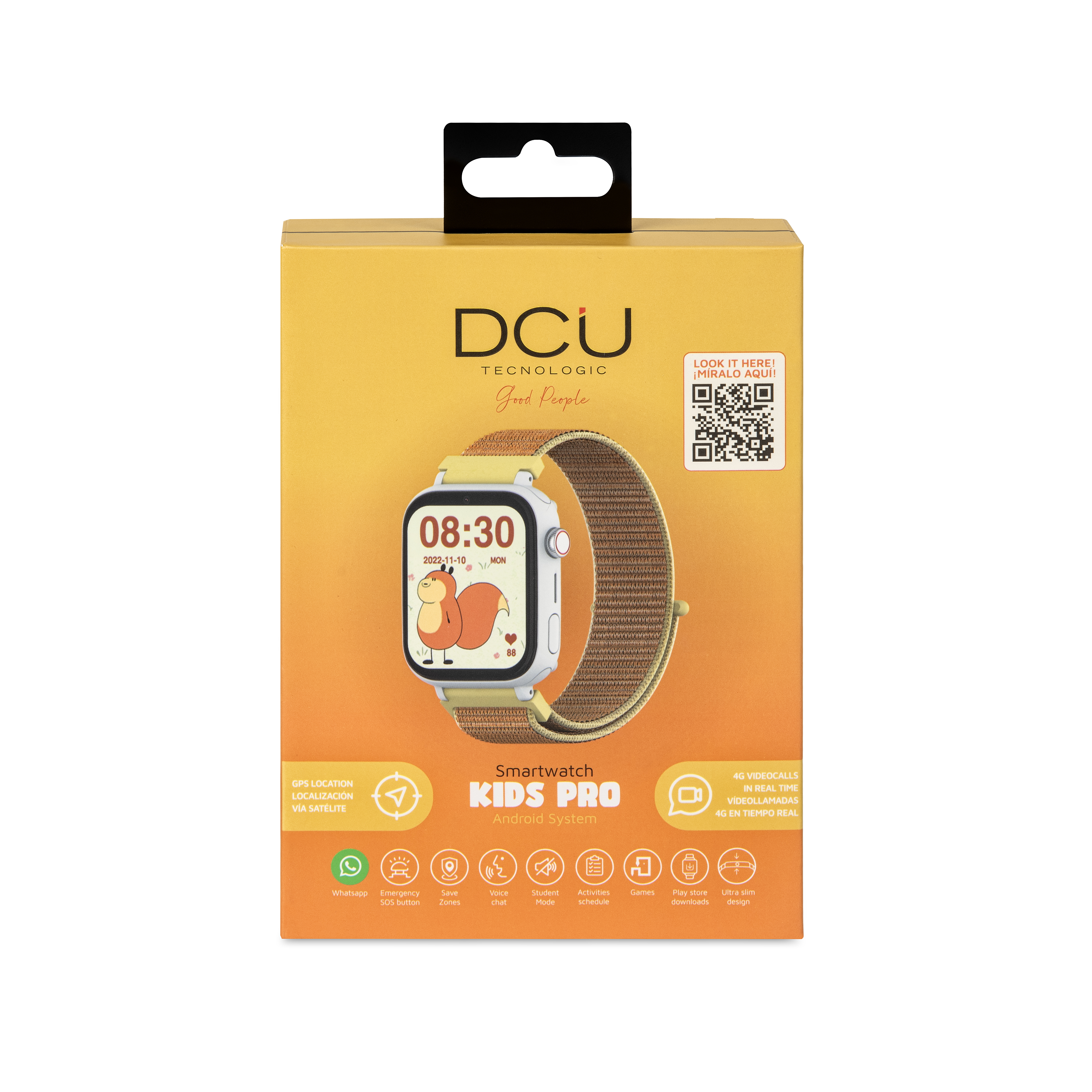 SMARTWATCH DCU ADVANCE TECNOLOGIC Kids Pro, Cassa: Nero Cinturino: Nero ...