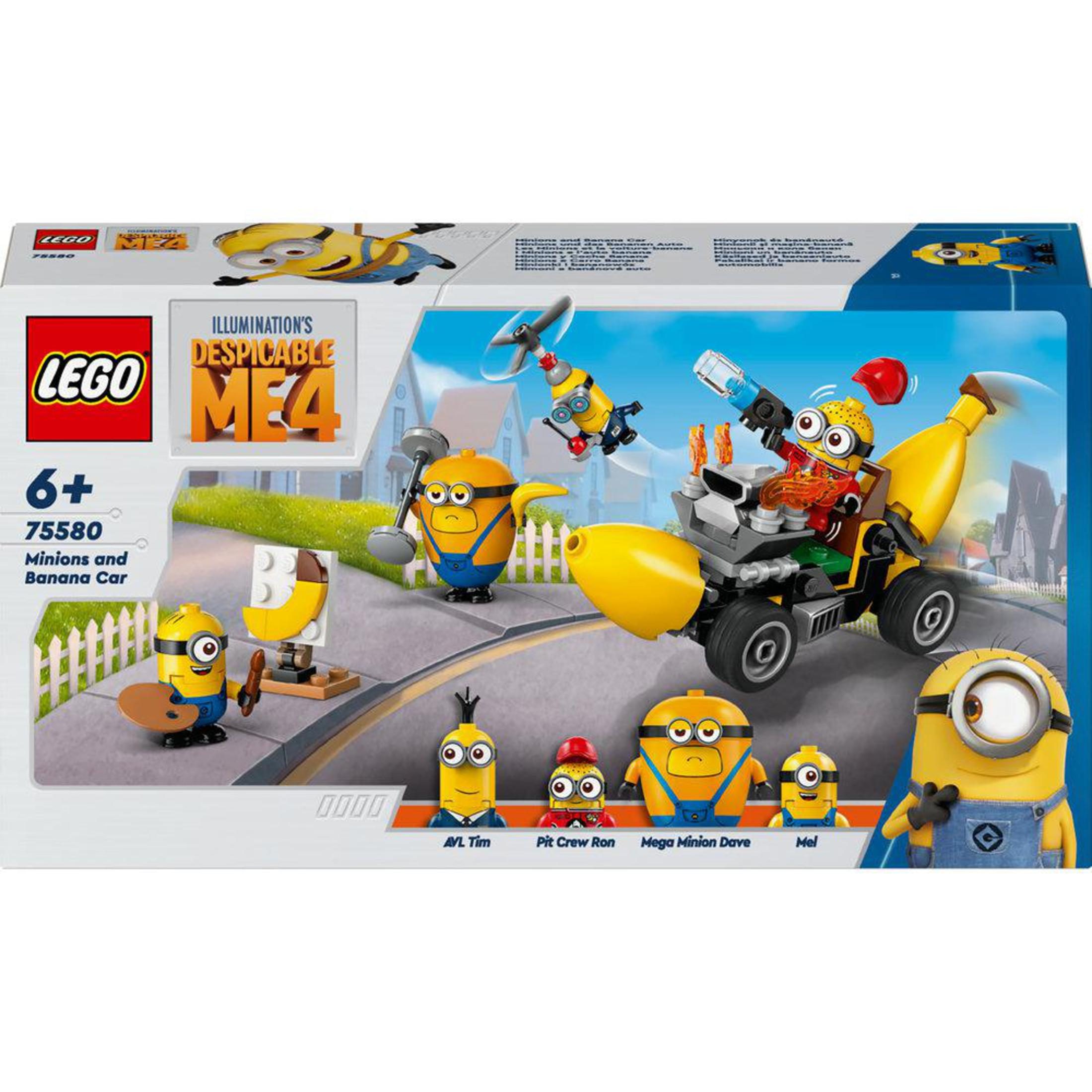 LEGO 75580 LES MINIONS ET LA VOITURE BANANE Blocs de construction ...