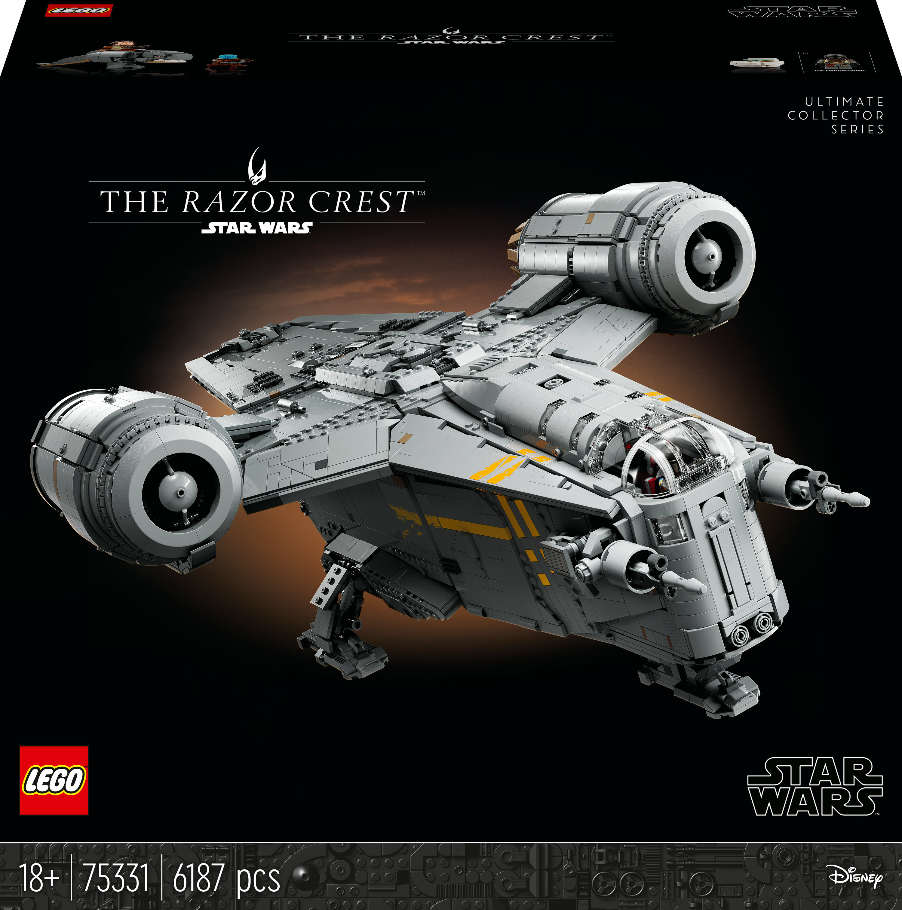 LEGO Star Wars The Razor Crest 75331 Jouets de construction Multicolore ...