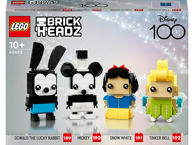 LEGO Disney's 100e Verjaardag Brickheadz | 40622 Lego-bouwset ...