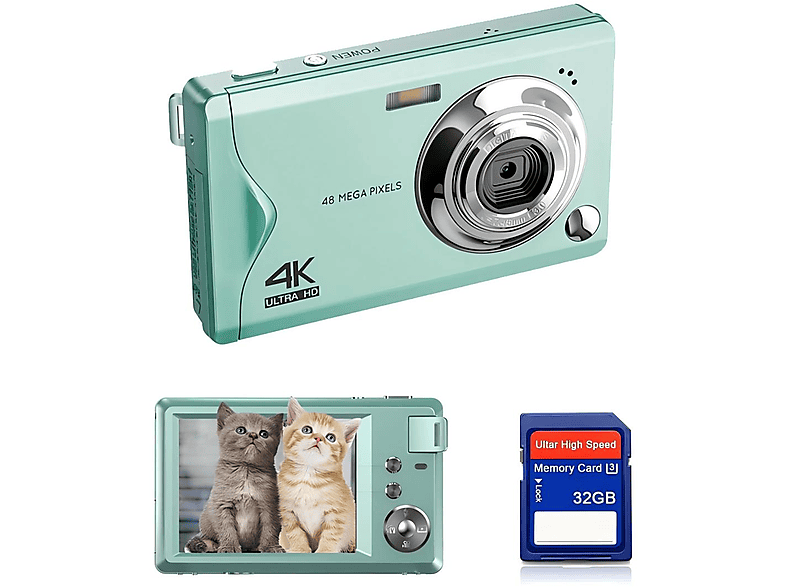 LINGDA ETXJ20-05 Digitalkamera Grün, 16x | MediaMarkt