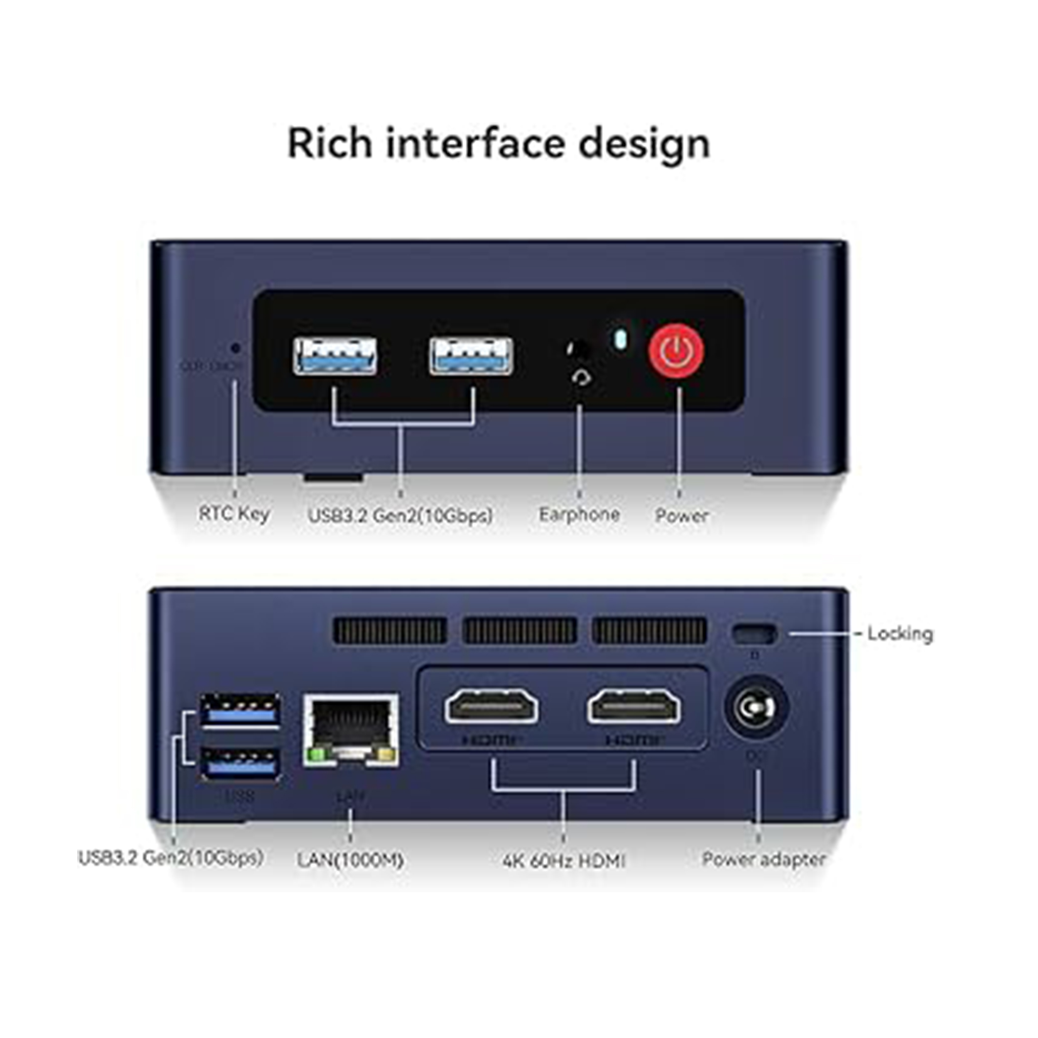 Beelink Mini S12 Pro Mini PC | Intel® Celeron® - 16 GB - 512 GB - UHD ...