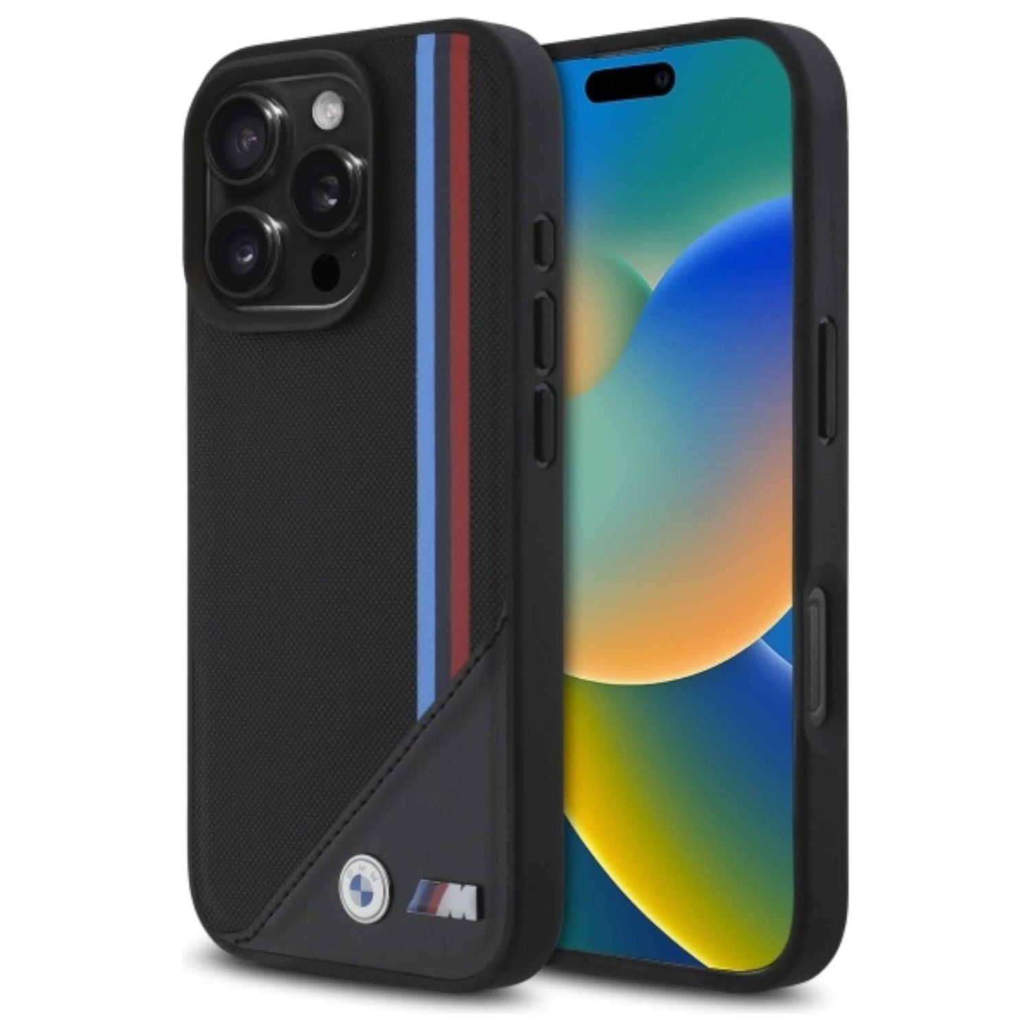 BMW Meshed Tricolor Stripes MagSafe Design Hülle, Backcover, Apple ...