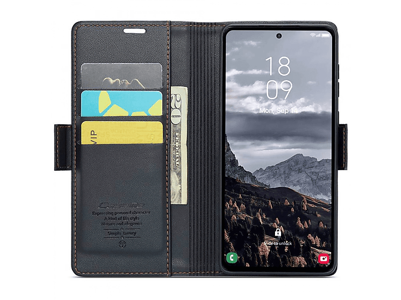 CASEME 023, Bookcover, Samsung, Galaxy S24 Ultra, Schwarz | MediaMarkt