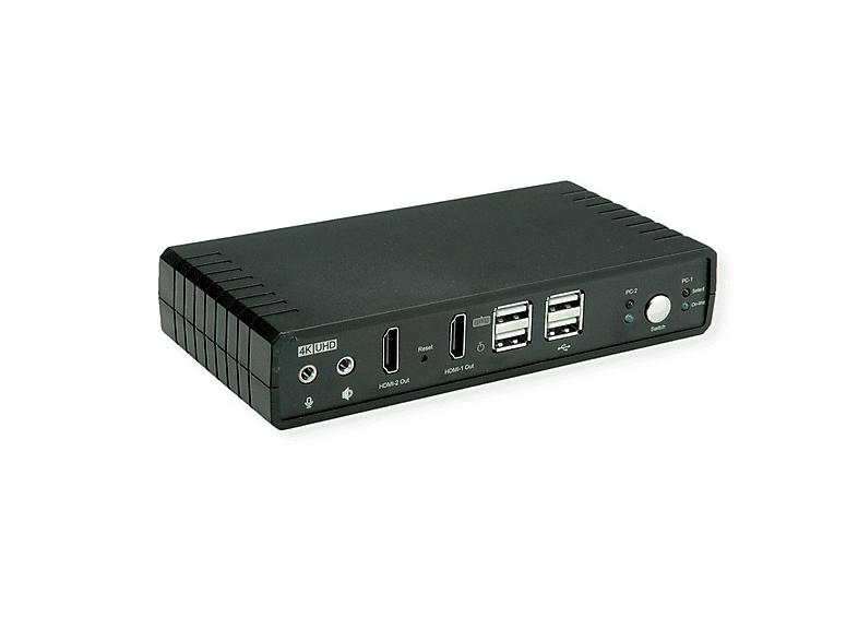 ROLINE KVM-Audio-Switch Dual Head HDMI 4K60 KVM-Switch, HDMI | MediaMarkt