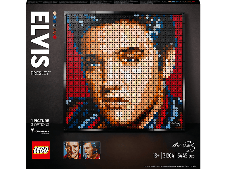 COSTRUZIONI LEGO 31204 ART | Elvis Presley, il Re del Rock and Roll ...