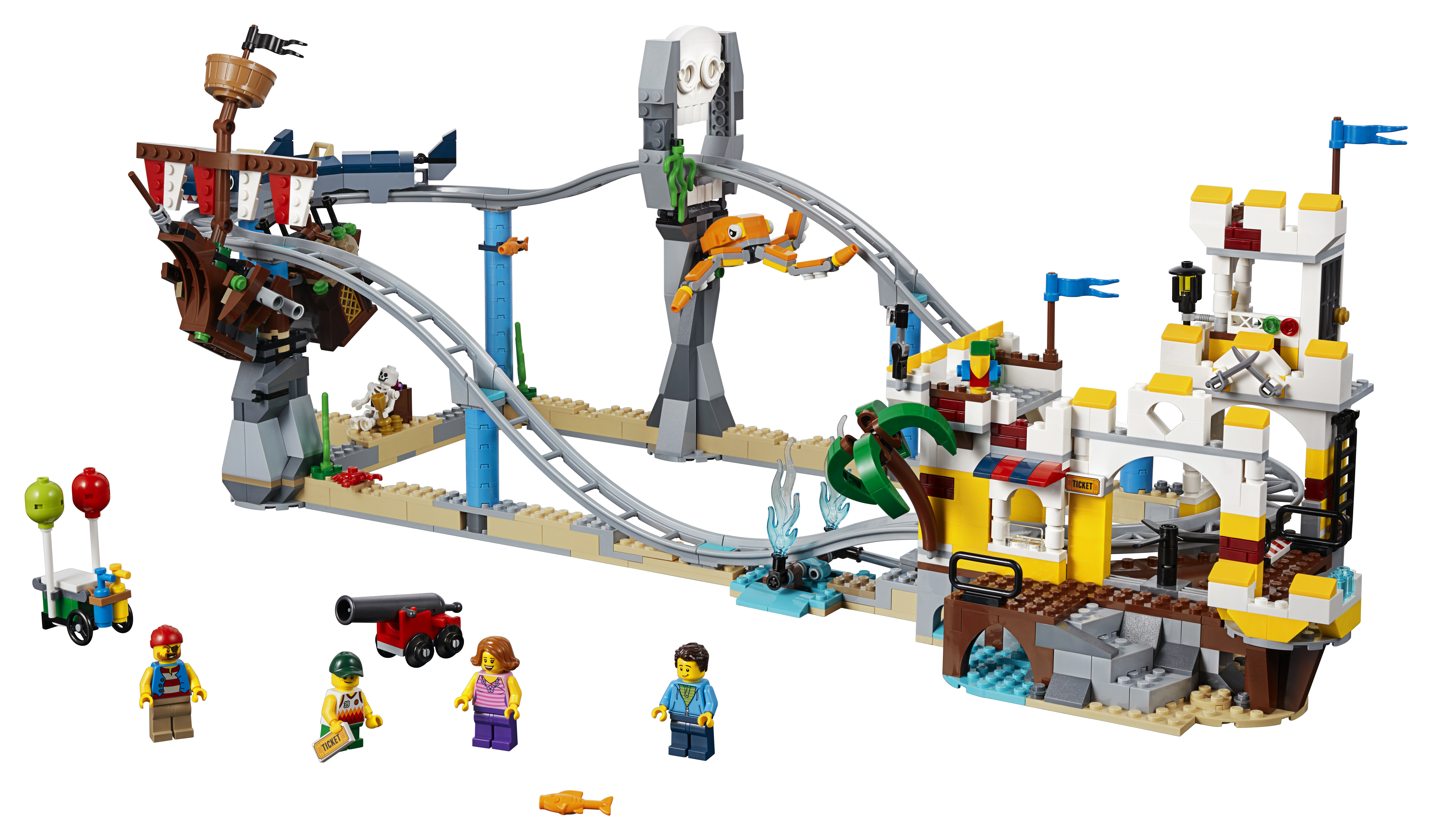 Klocki LEGO Creator Expert Creator 3in1 Pirate Roller Coaster Set ...