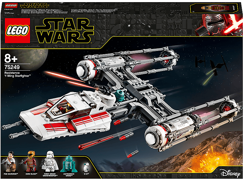 COSTRUZIONI LEGO 75249 Star Wars | YWing Starfighter della Resistenza ...