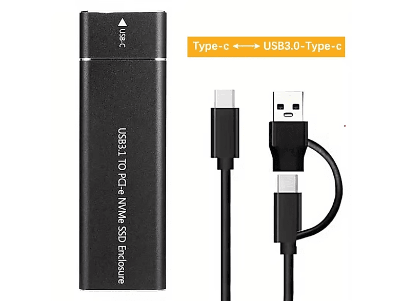 MICRON Externes Modul incl. USB-A/USB-C Anschluss, 1000 GB SSD, extern ...