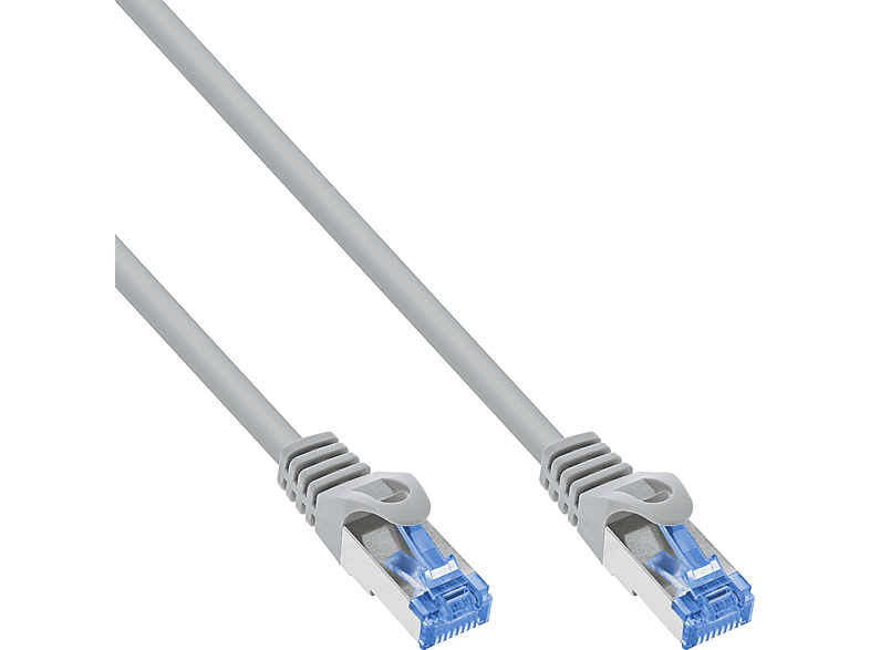 Cable de red | INLINE 74803, Cat-6A, , Gris | MediaMarkt