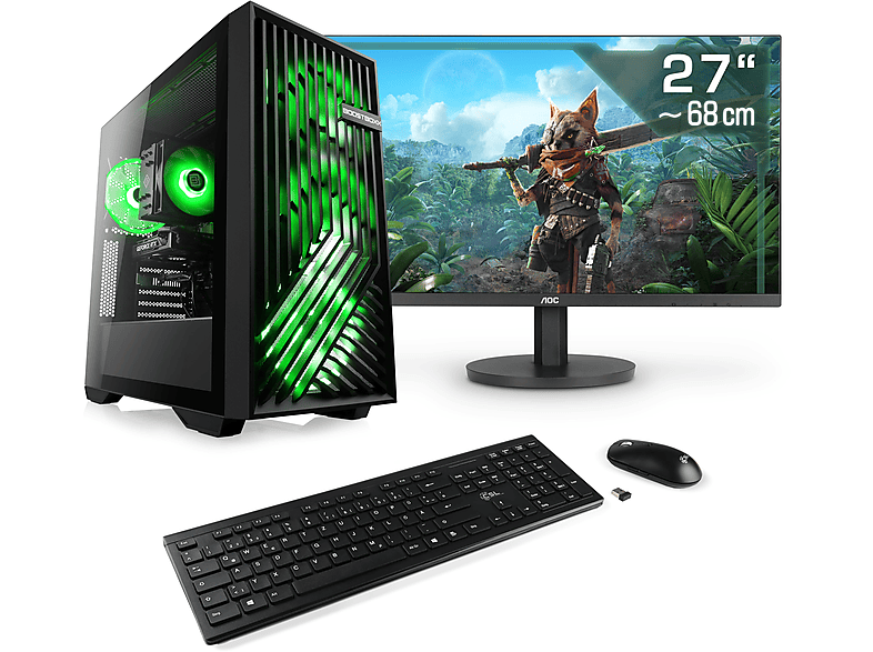 CSL Gaming PC M11420H, Desktop-PC mit Intel® Core™ i7 Prozessor, 32 GB ...